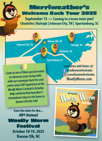 Woolly Worm Welcome Back Tour 2025